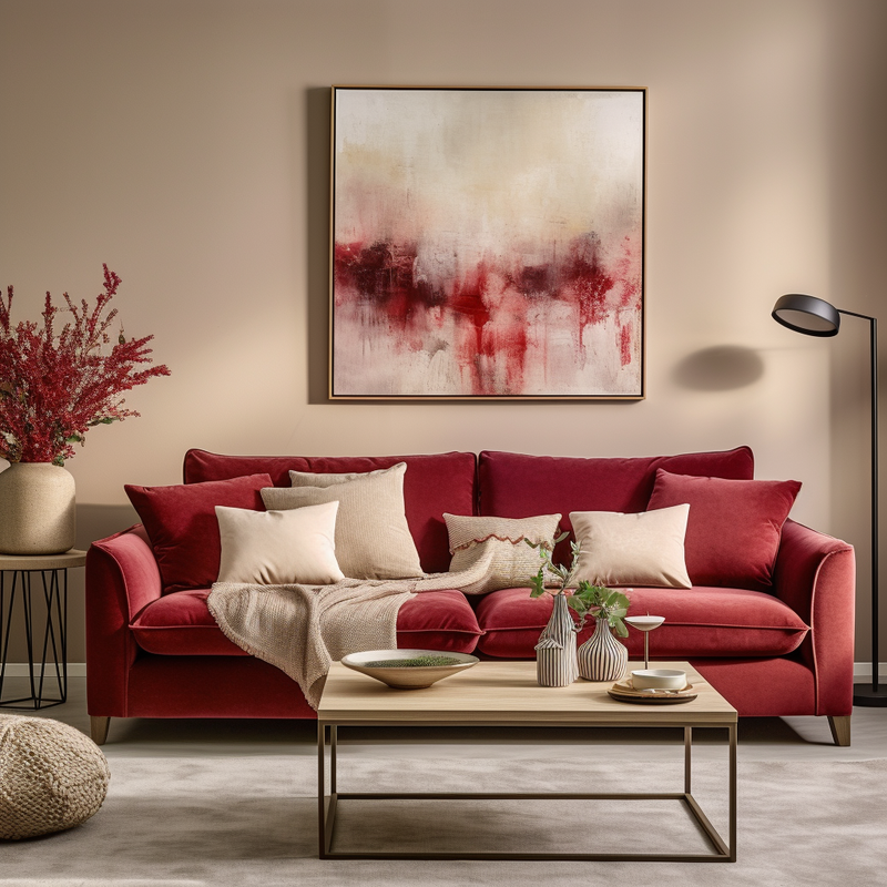 Cushion Ideas For Red Sofas Covermycushion